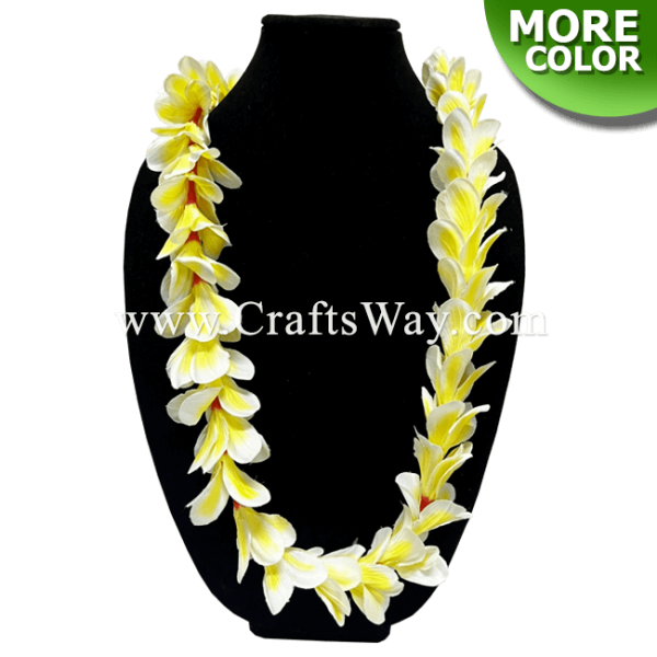 40" Silk Plumeria (D) Lei - CraftsWay.,LLC Artificial Flowers & Crafts ...