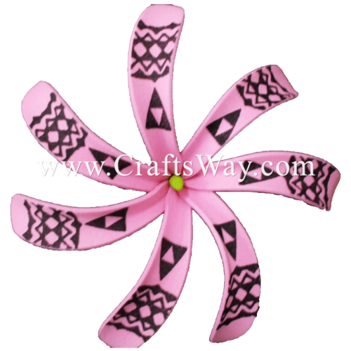 4" Foam Tiare Type B (Tribal-C) - CraftsWay.,LLC Artificial Flowers ...