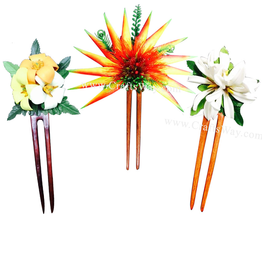 Custom Made Flower Hair Stick (Price $12 - $20) - CraftsWay.,LLC ...