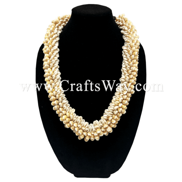 30" Hawaiian Cowrie Shell Lei -CraftsWay.,LLC Artificial Flowers ...