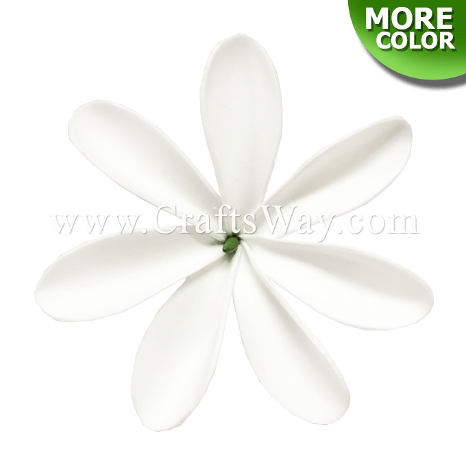 Foam Tiare Flower - CraftsWay.,LLC Artificial Flowers & Crafts Items